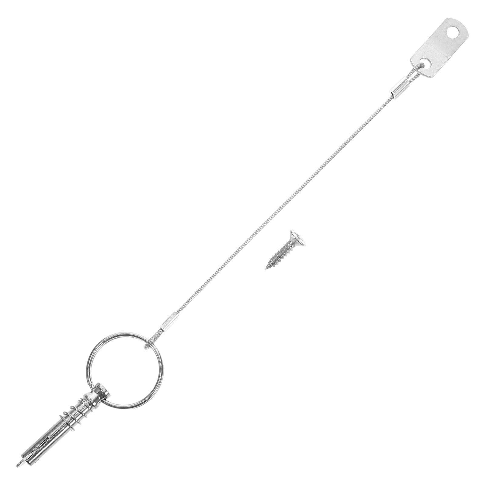 Raindrops Stainless Steel Marine Tongue Pin Safety With Lanyard For ...