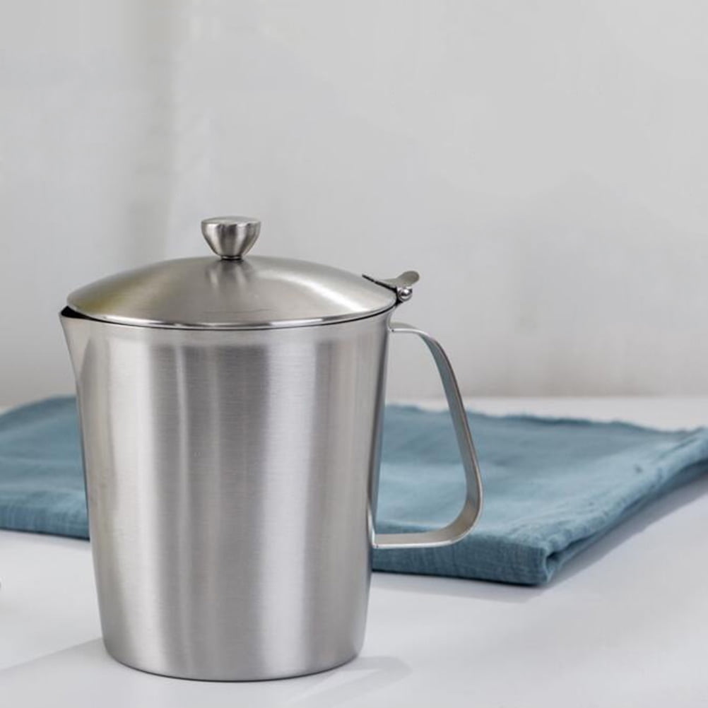 Raindrops Stainless Steel Measuring Cup with Lid for Measuring Use at ...