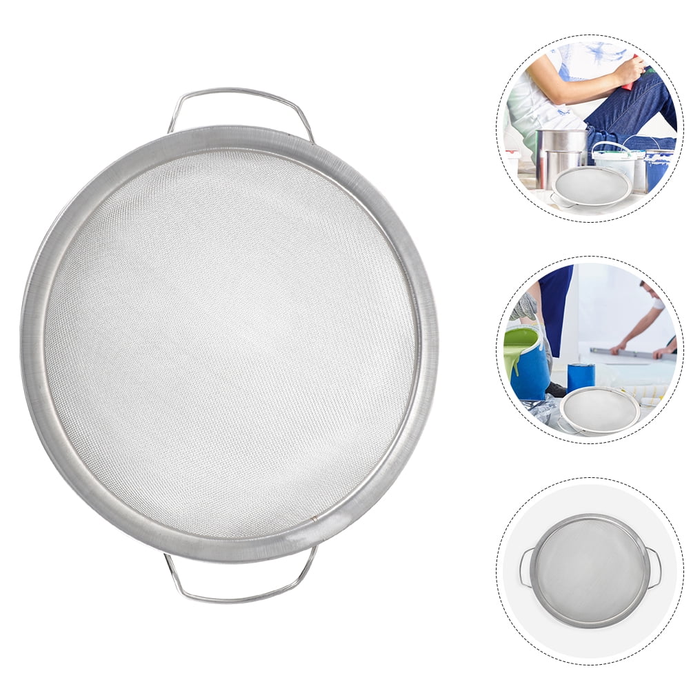 Raindrops Stainless Steel Paint Strainer Fine Mesh Filter for Home ...