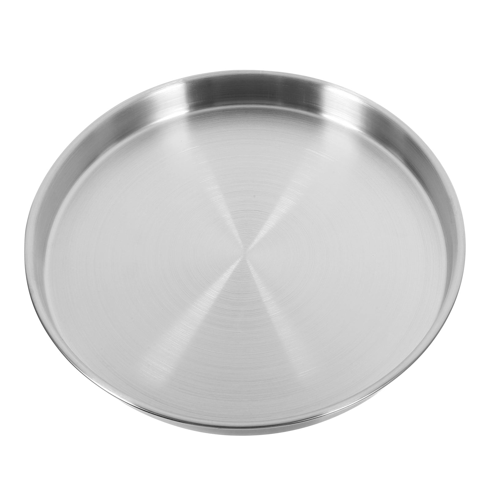 REOFLYUP Stainless Steel Dinner Plate Silver 1Pack 9.1In - Walmart.com