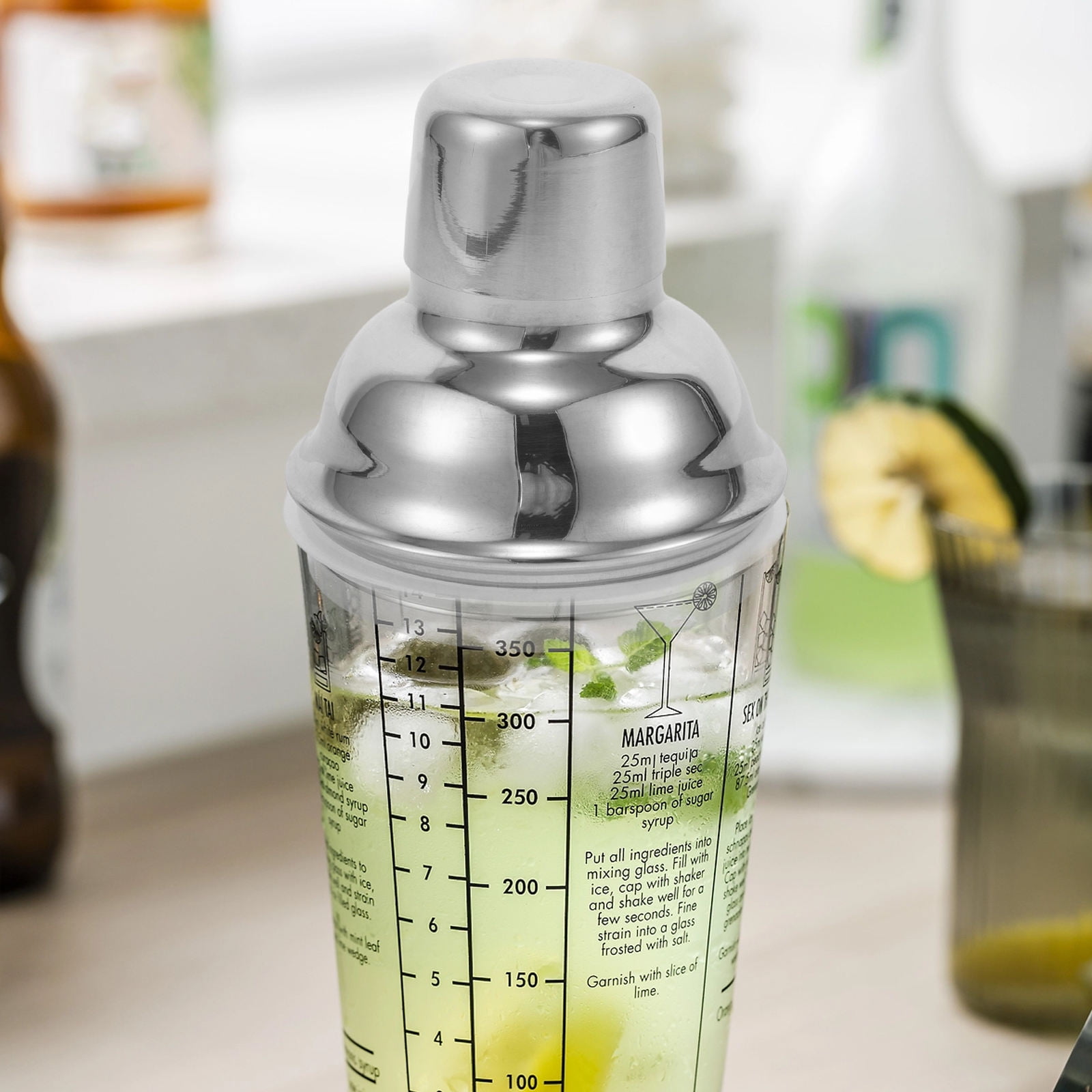 Raindrops Stainless Steel Shaker Cup Lid Leak-proof Wine Shaker Cover ...