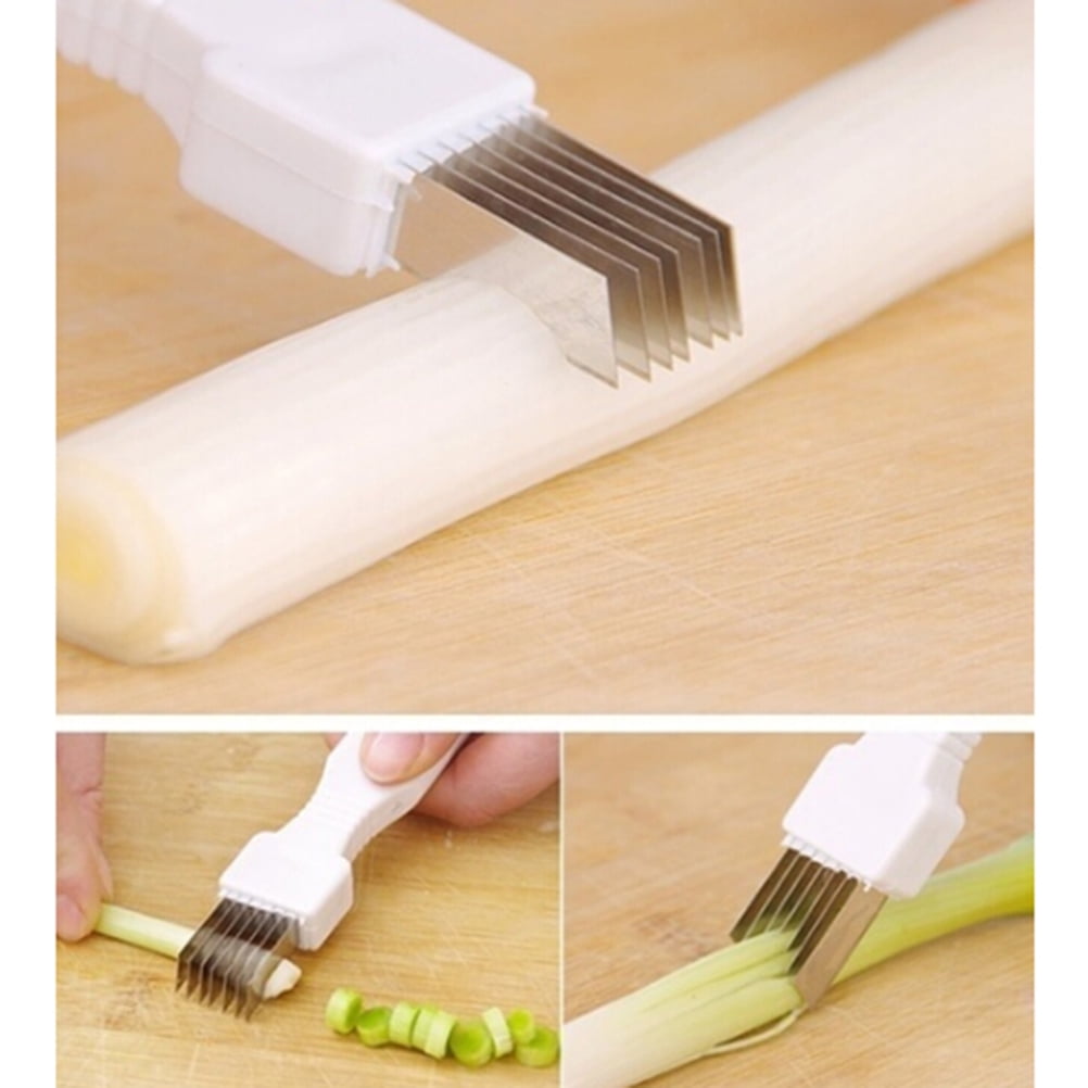 Raindrops Stainless Steel Vegetable Green Spring Onion Scallion Slicer ...