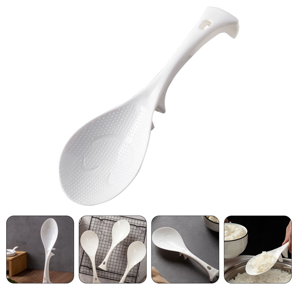 Raindrops Standing Kitchen Rice Spoon Rice Paddle Spoon Nonstick Rice ...