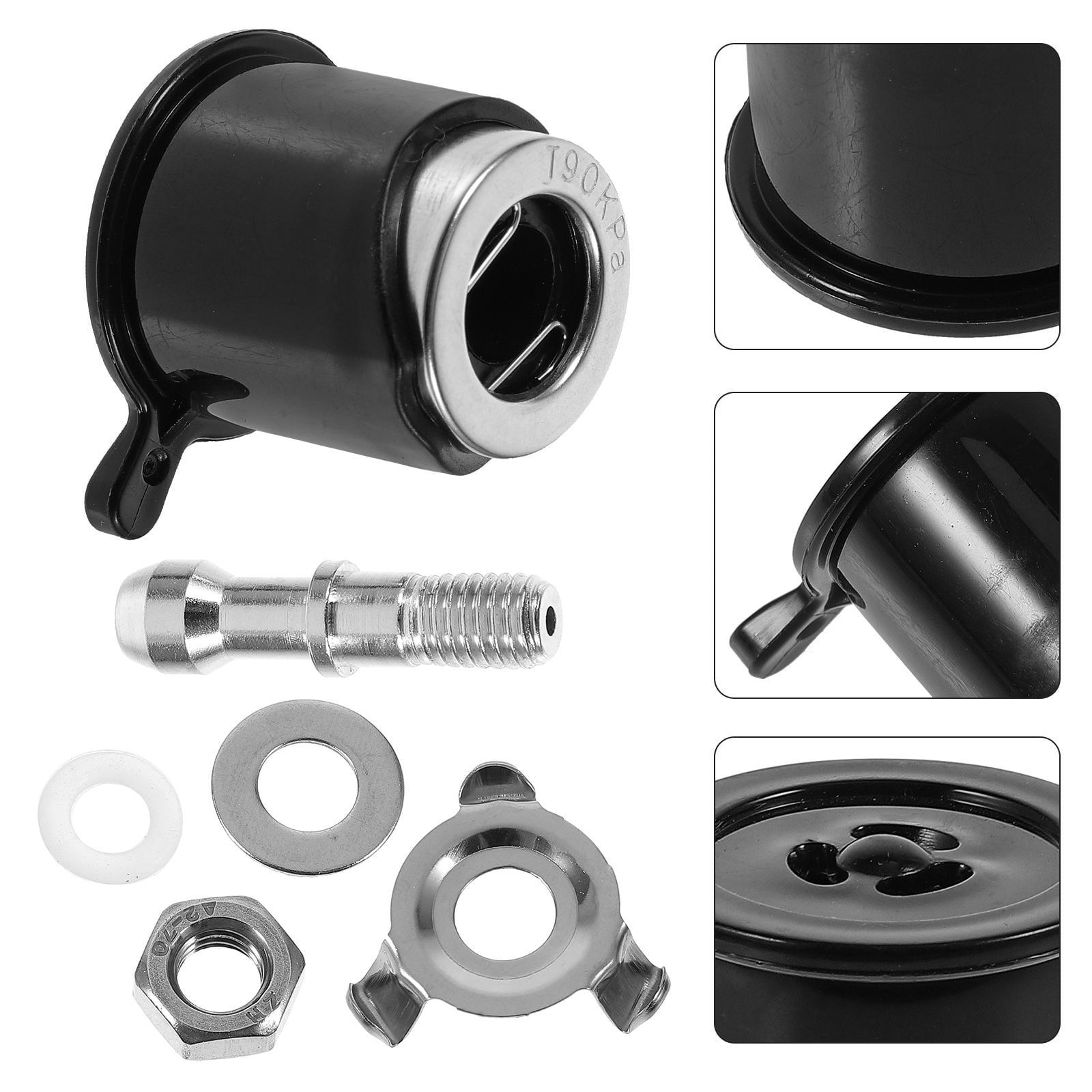 Raindrops Steam Release Handle Valves Kit 1 Set Steam Release Valve Set ...