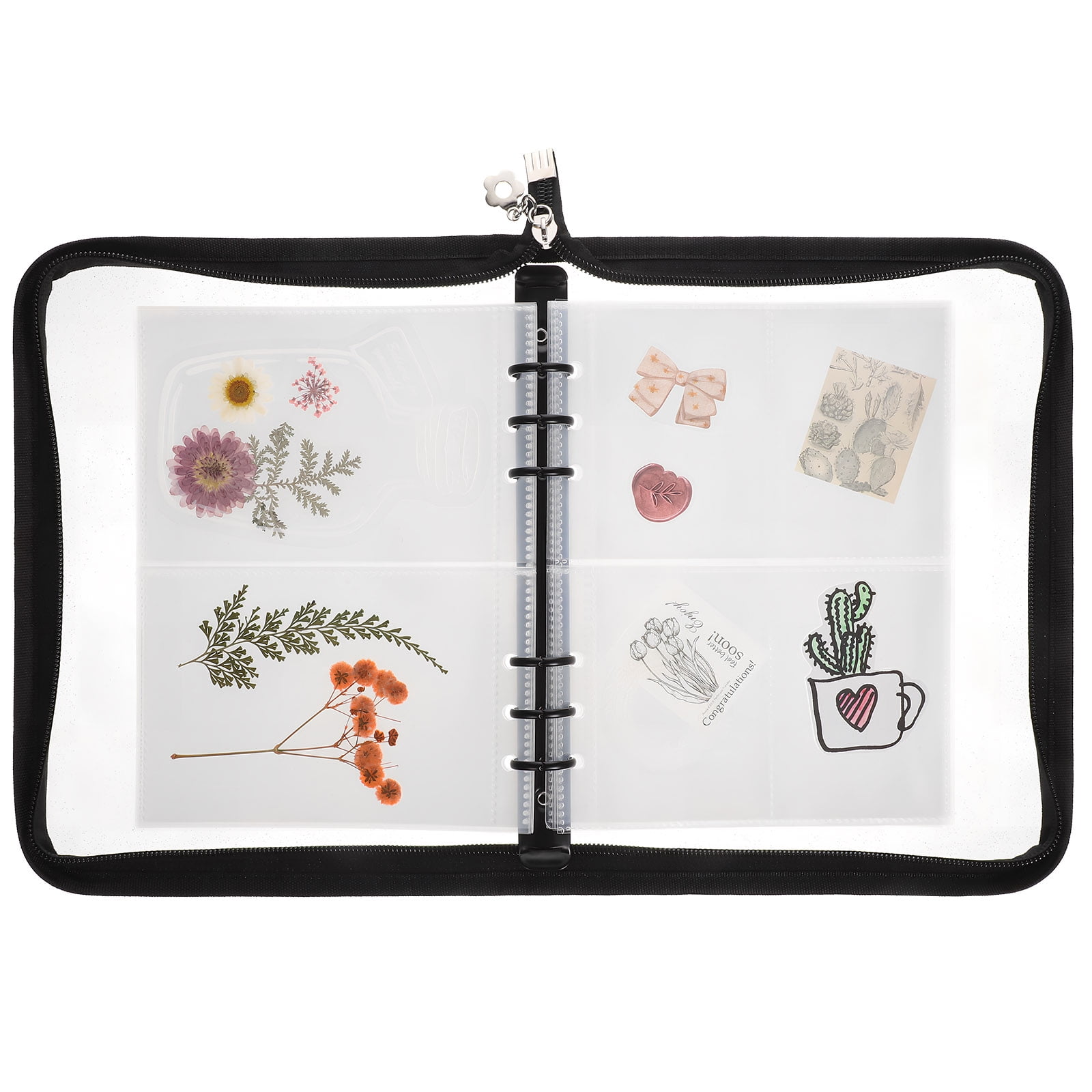 Raindrops Sticker Album For Collecting Stickers Zippered Binder Sticker ...