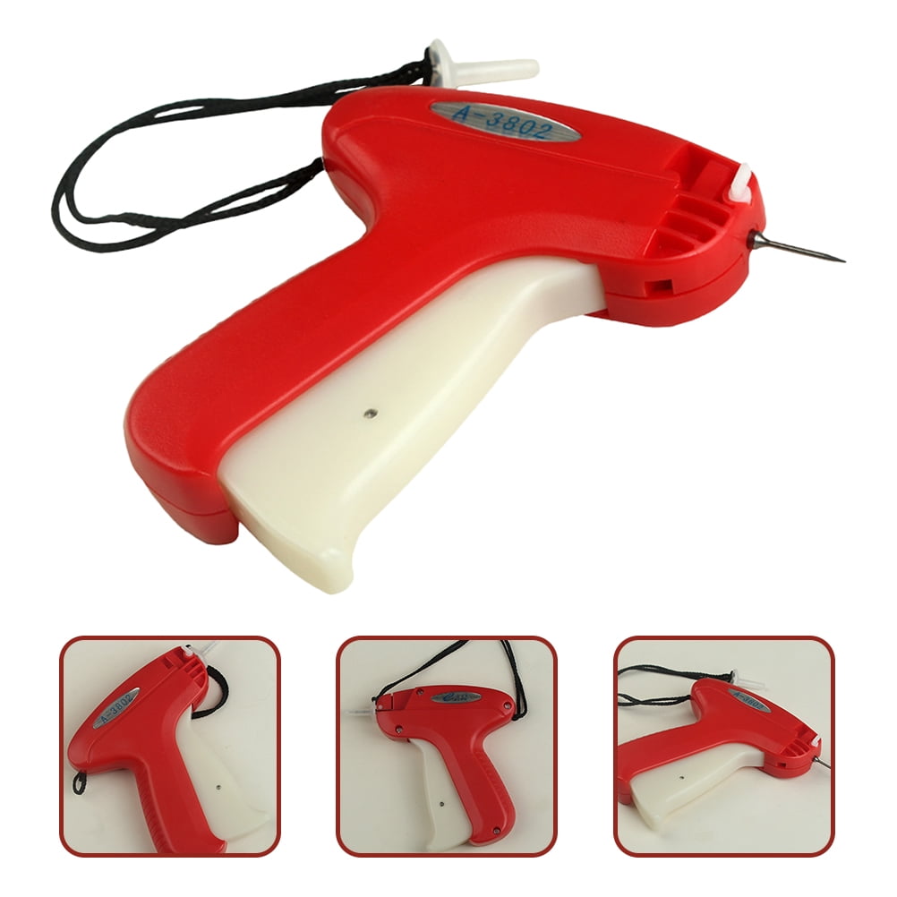 SEWACC Clothes Tagging Applicator Label Attacher Metal Red 1Pack ...