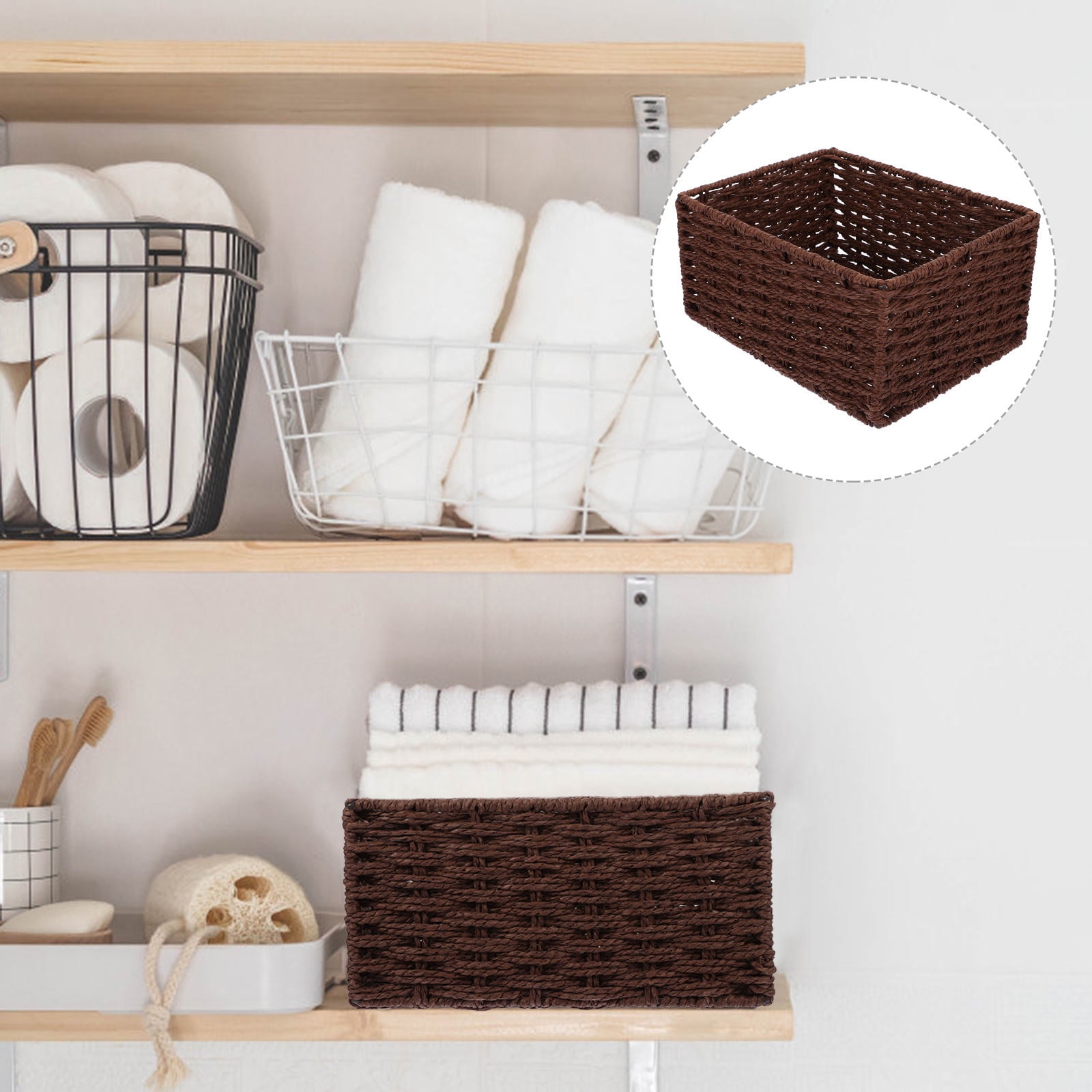 Raindrops Storage Basket For Table Sundries Container Paper Organizer ...