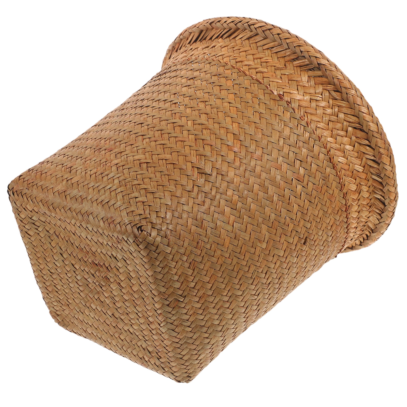 Raindrops Storage Basket Net Seagrass Picnic Scalloped Laundry Wheels ...