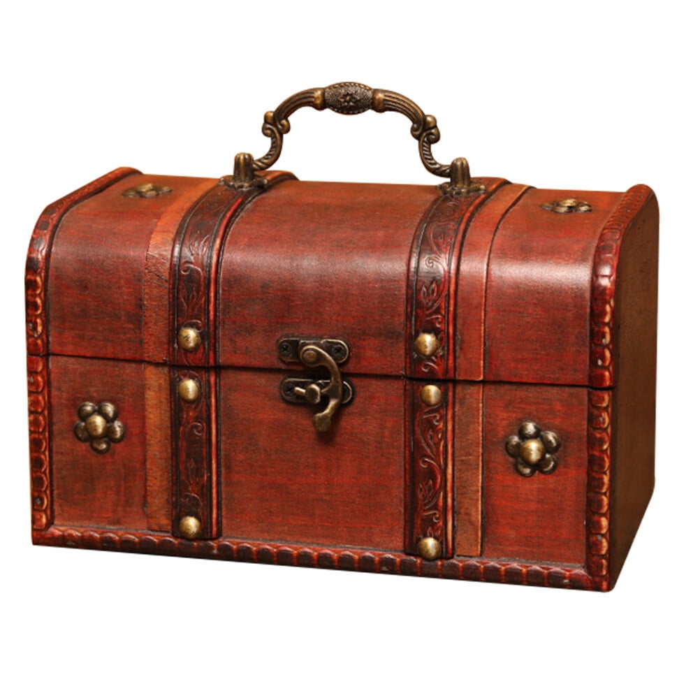 Raindrops Storage Box Bins Lid Office Desk Decor Crate Treasure Chest ...