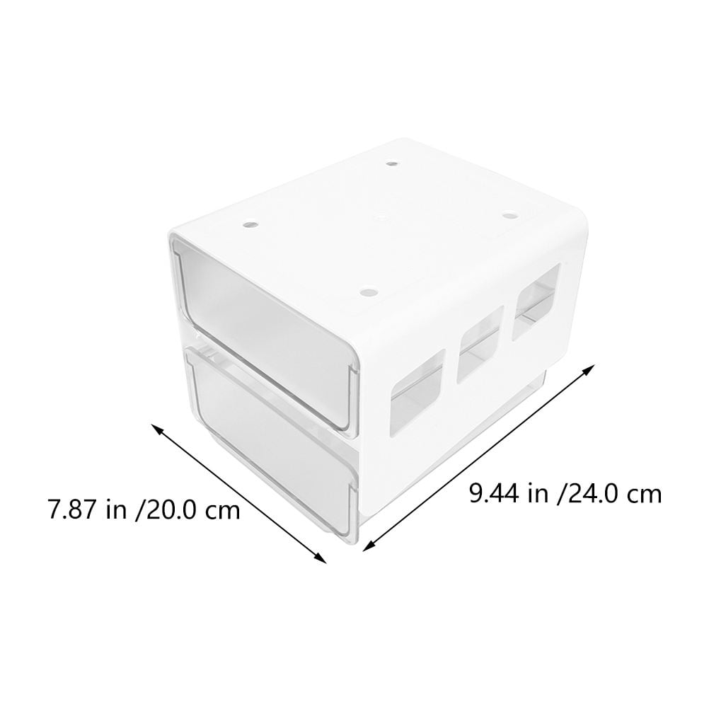 Raindrops Storage under Table Box Desk Organizer Hidden Design Office ...