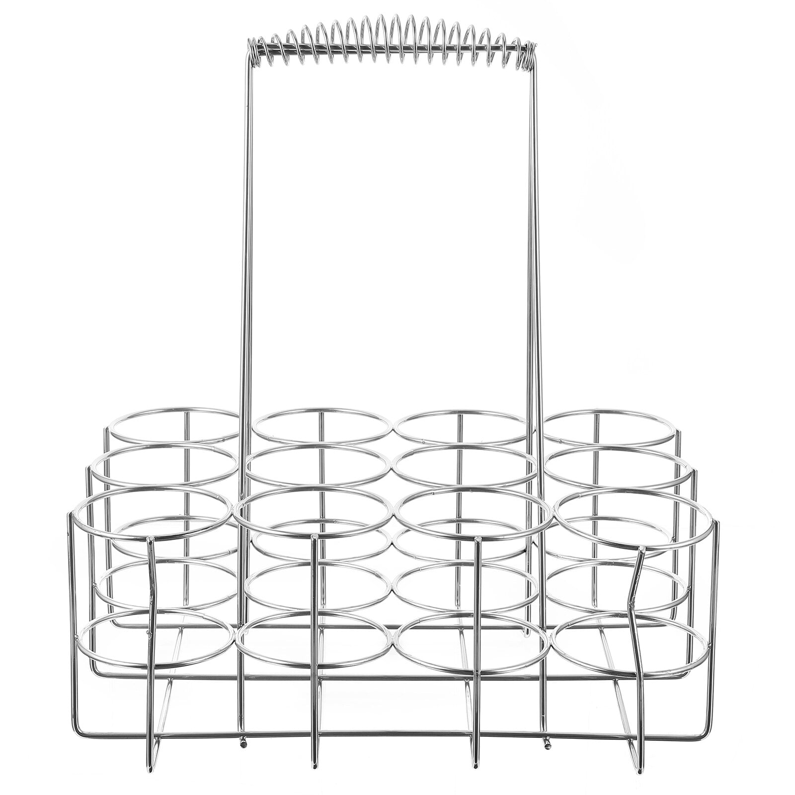 Raindrops Sturdy Silver Alloy Beer Bottle Rack Carrier for Storage with ...