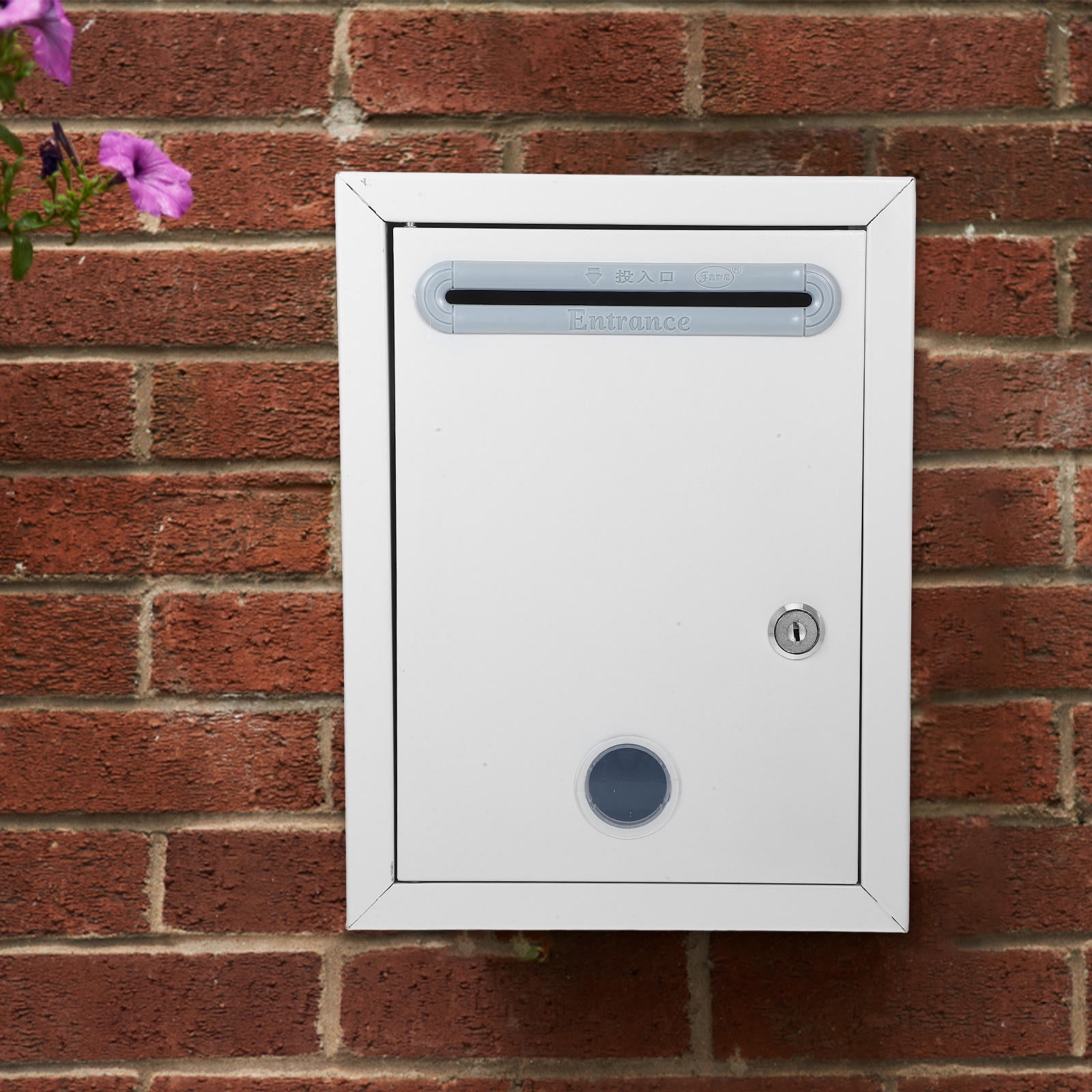 Raindrops Suggested Drop Box with Lock Stainless Steel Wall Mounted ...