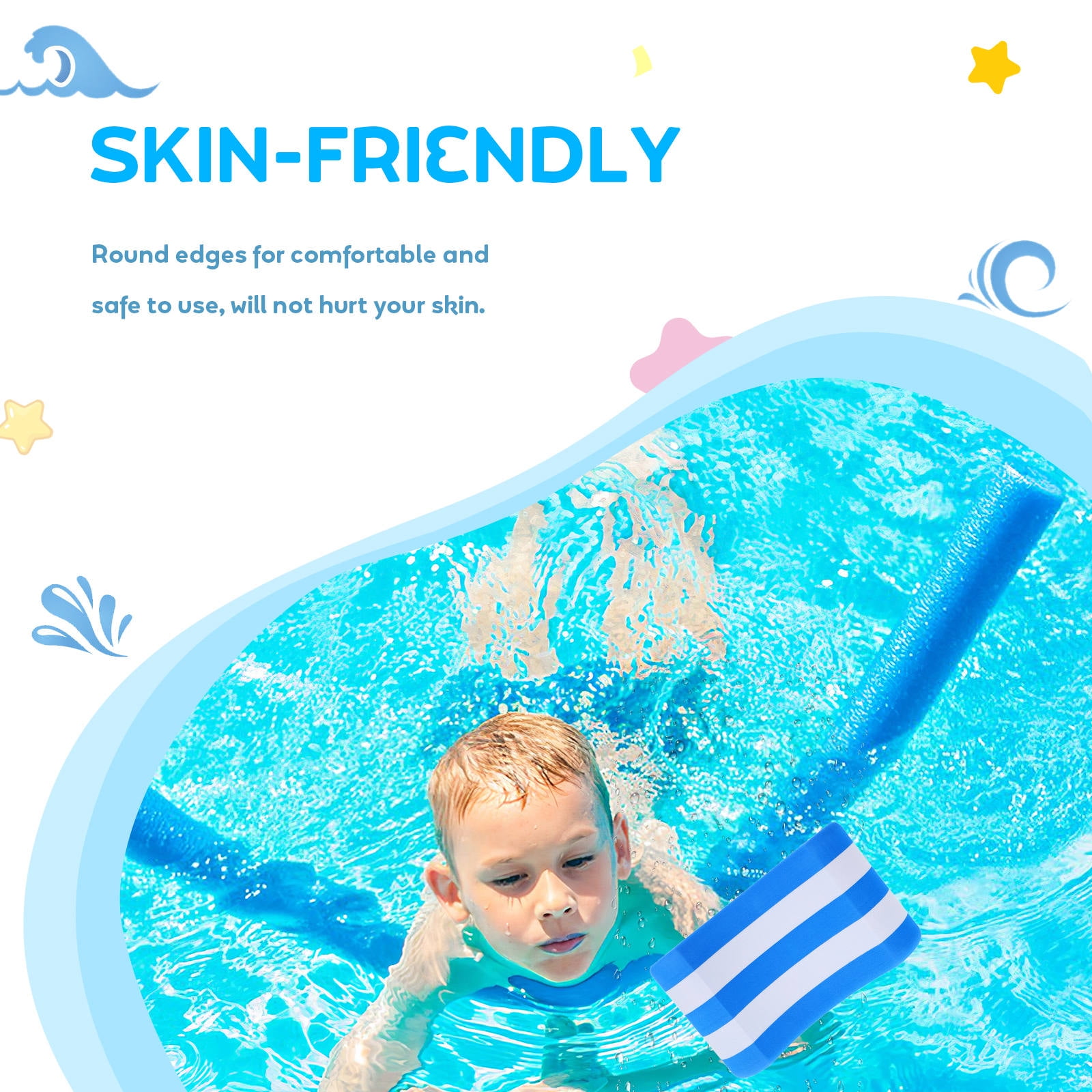 Raindrops Swim Pull Buoy For Pool Exercise Buoyancy Kickboard For Kids ...