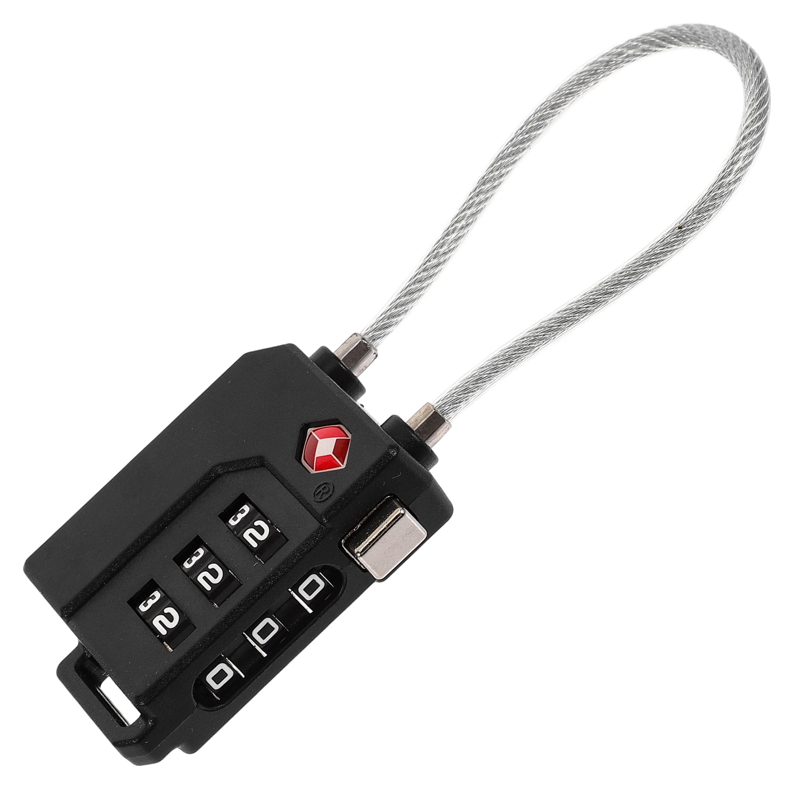 Raindrops TSA Approved Security Cable Luggage Locks 3- Combination ...