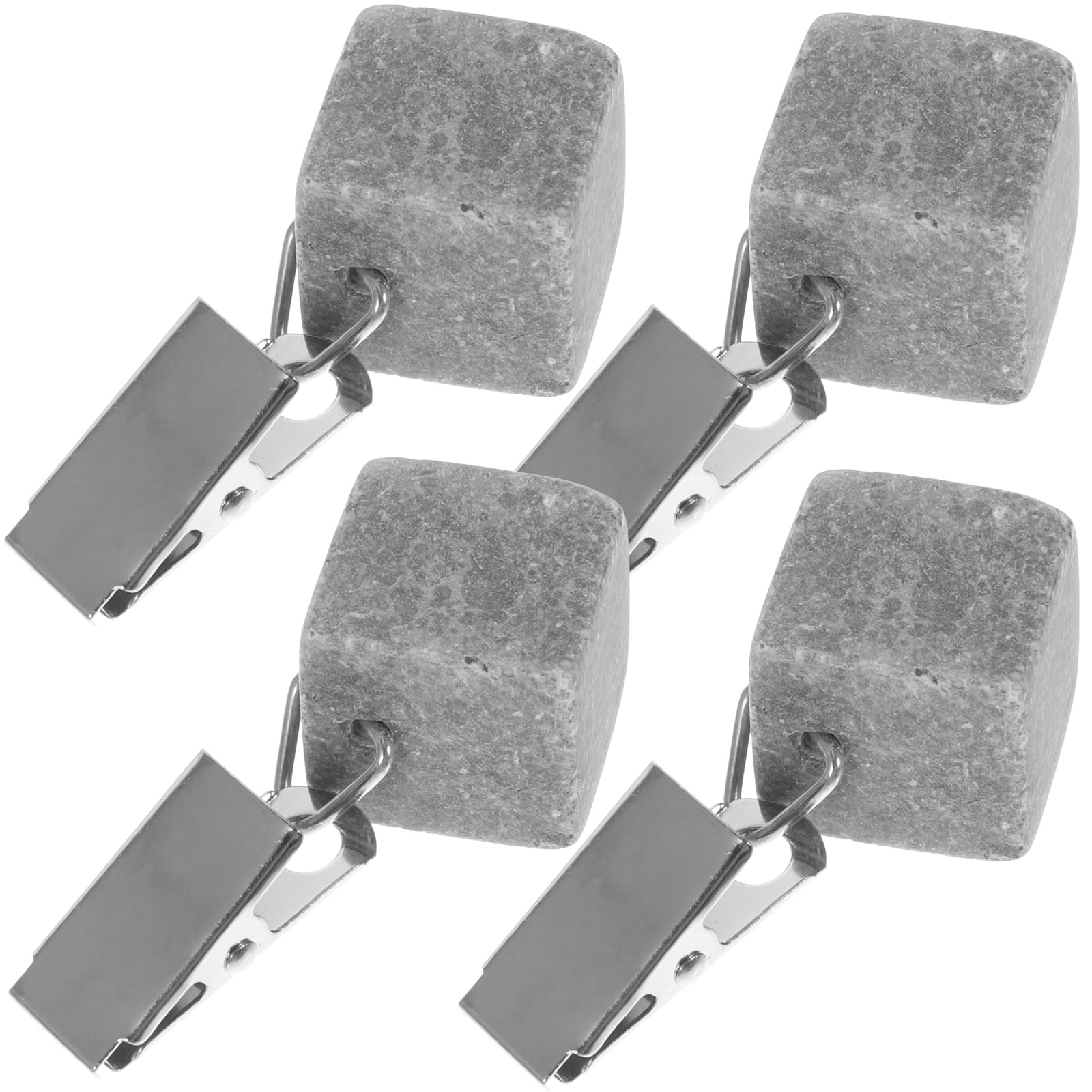 Raindrops Tablecloth Weights For Outdoor Tables Grey Stone Rectangular ...