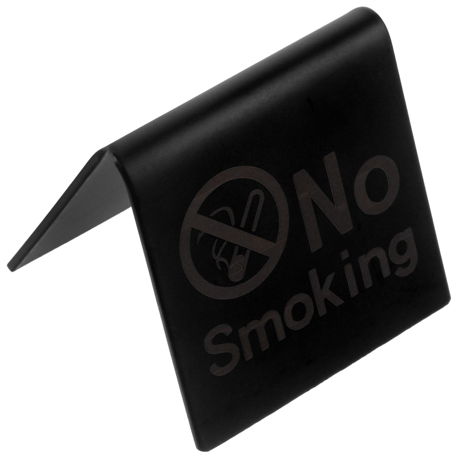 Raindrops Tabletop No-smoking Sign Stainless Steel Table Warning Sign ...