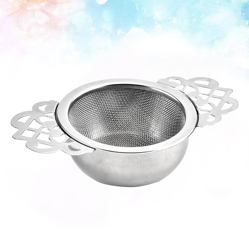Raindrops Tea Infuser Brewing Basket Silver Stainless Steel Strainer ...