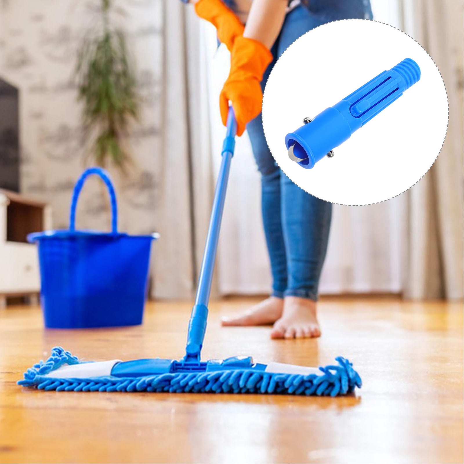 Raindrops Telescopic Extension Pole Adapter For Broom Mop Pole Adapter ...