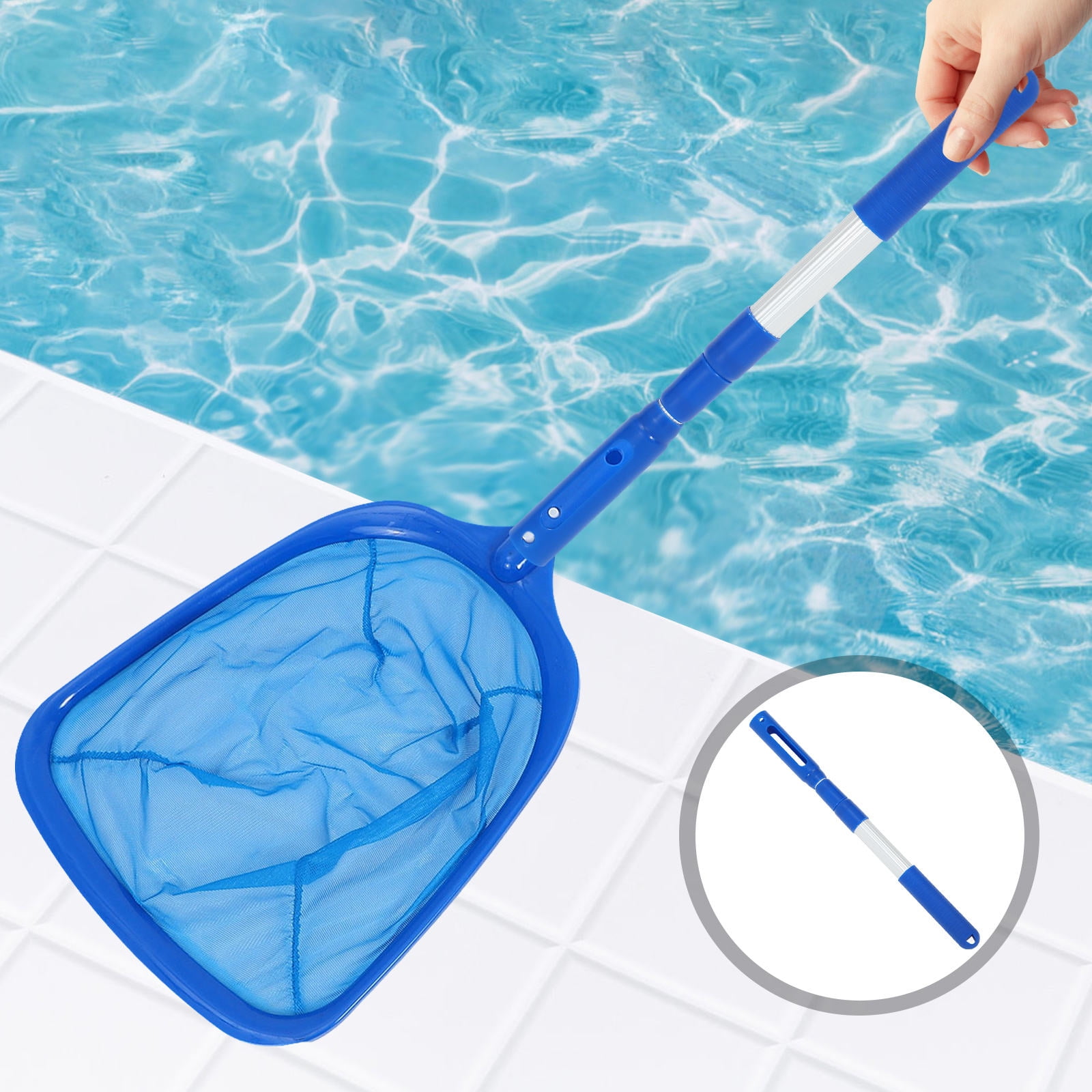 Raindrops Swimming Pool Accessories Telescopic Pole Blue 1Pcs - Walmart.com