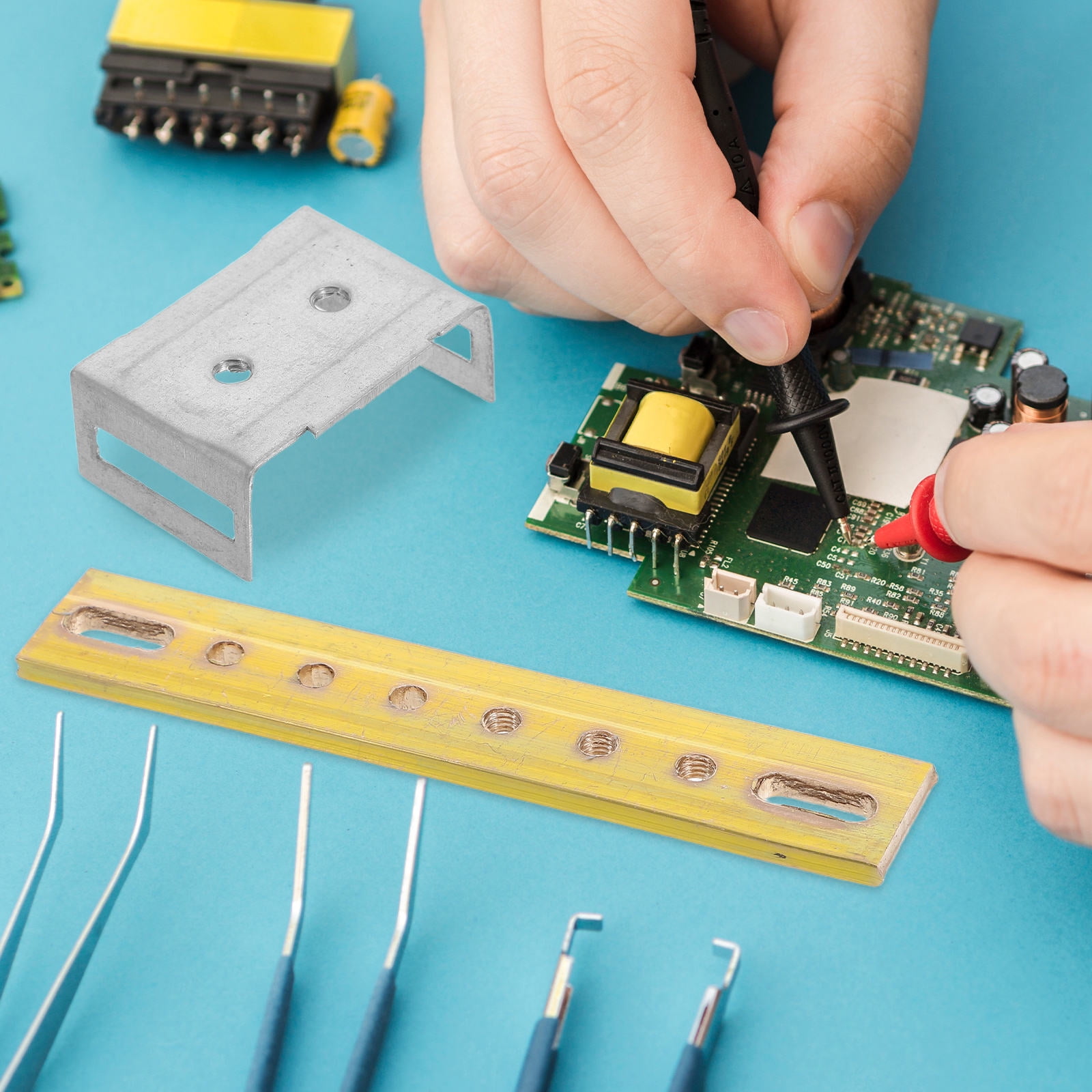 Raindrops Terminals Brass Bus Bar Power and Ground Distribution Block ...