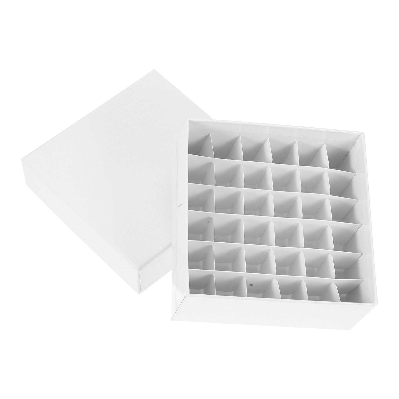 Raindrops Test Tube Storage Box Paper Freezer Box 36-Hole Waterproof ...