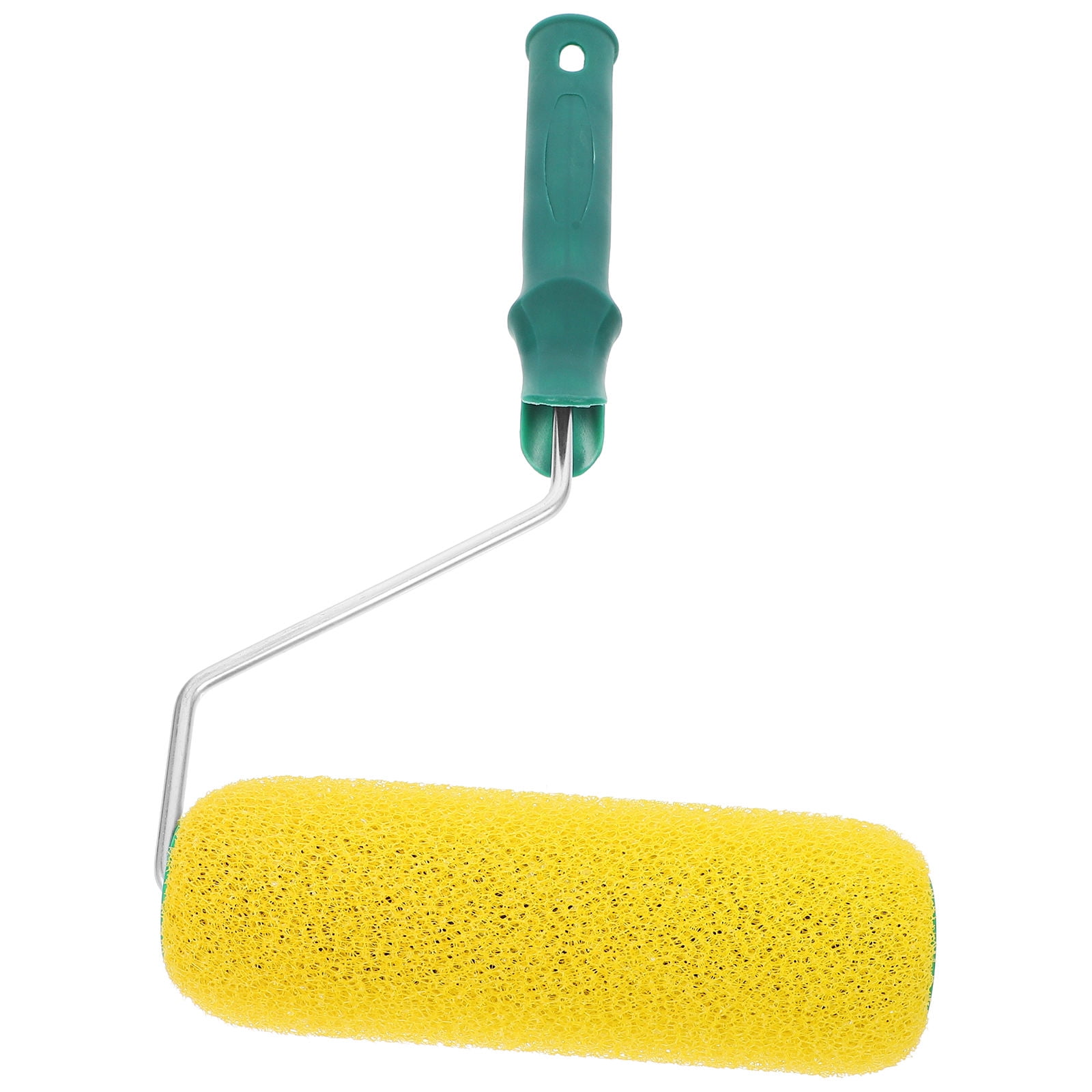 Raindrops Textured Paint Roller for Wall Painting with Sponge and ABS Material Yellow Efficient ...