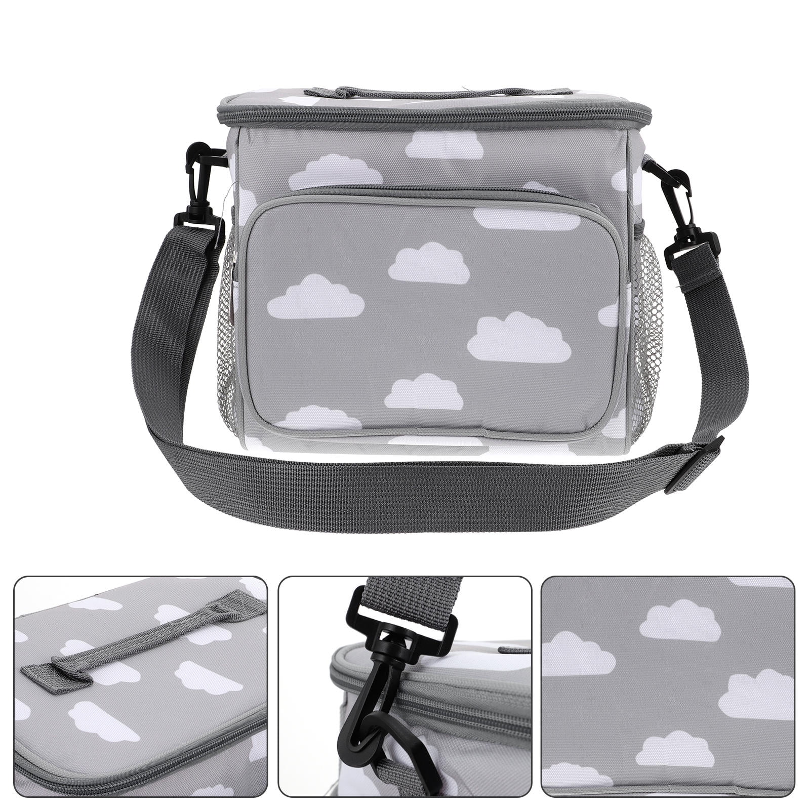 Raindrops Thermal Food Lunch Box Bag Portable Insulation Bag Work Lunch ...