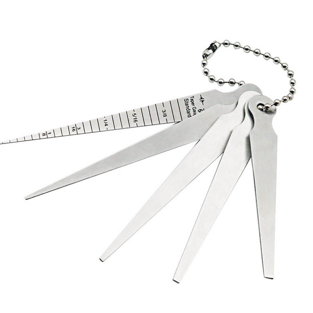 Raindrops Thickness Gauge Stainless Steel Wedge Shape Gauges 5 Set for ...