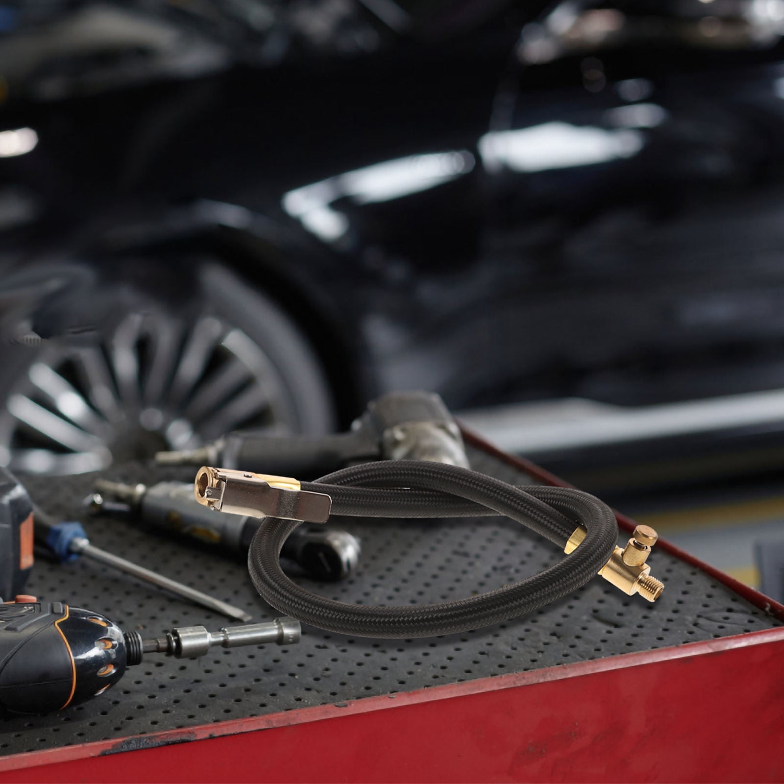 Raindrops Tire Inflator Hose Portable Car Air Compressor Tube Multi ...