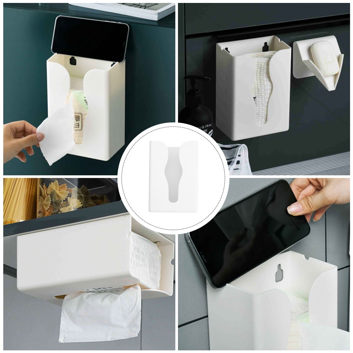 Raindrops Tissue Box Paper Towel Holder Instant Tent Tote Bag ...