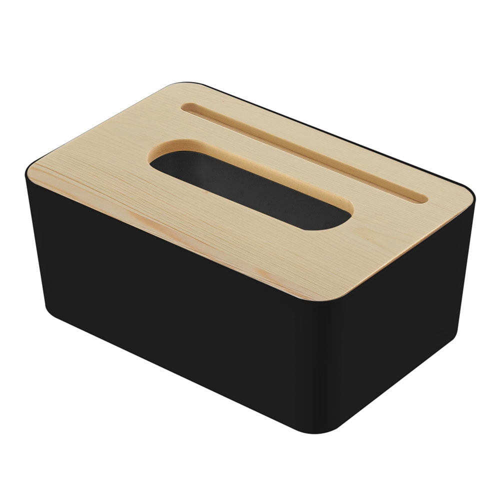 Raindrops Tissue Box Tissues Cube Boxes Cell Phone Holder Office Black ...
