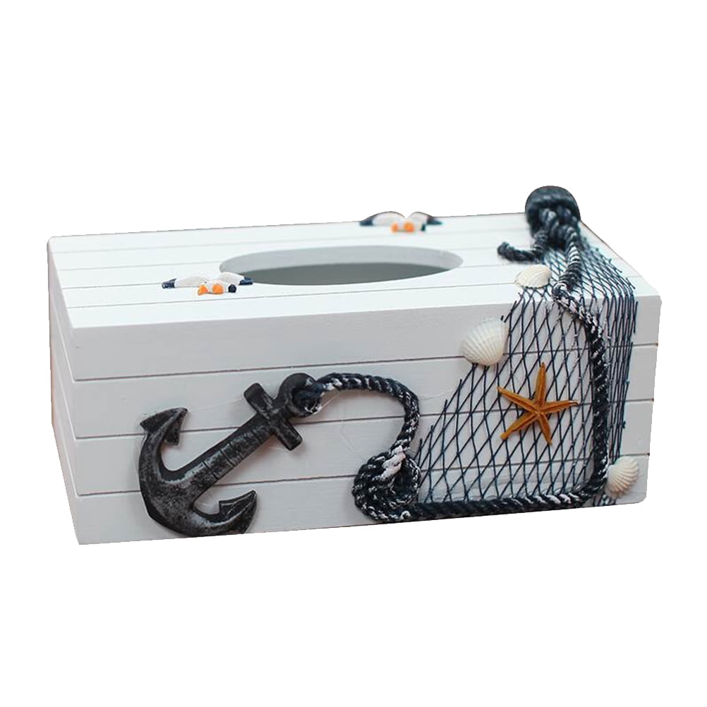 Raindrops Tissue Case Holder Nautical Boxes of Tissues Theme Baby ...