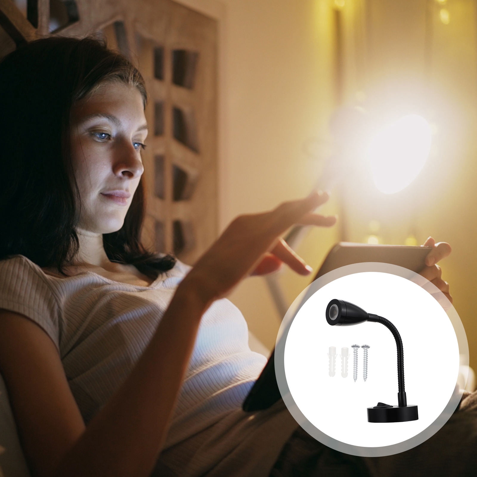 Raindrops Touring Reading Light Yacht Spotlight Boat Travel Black ...