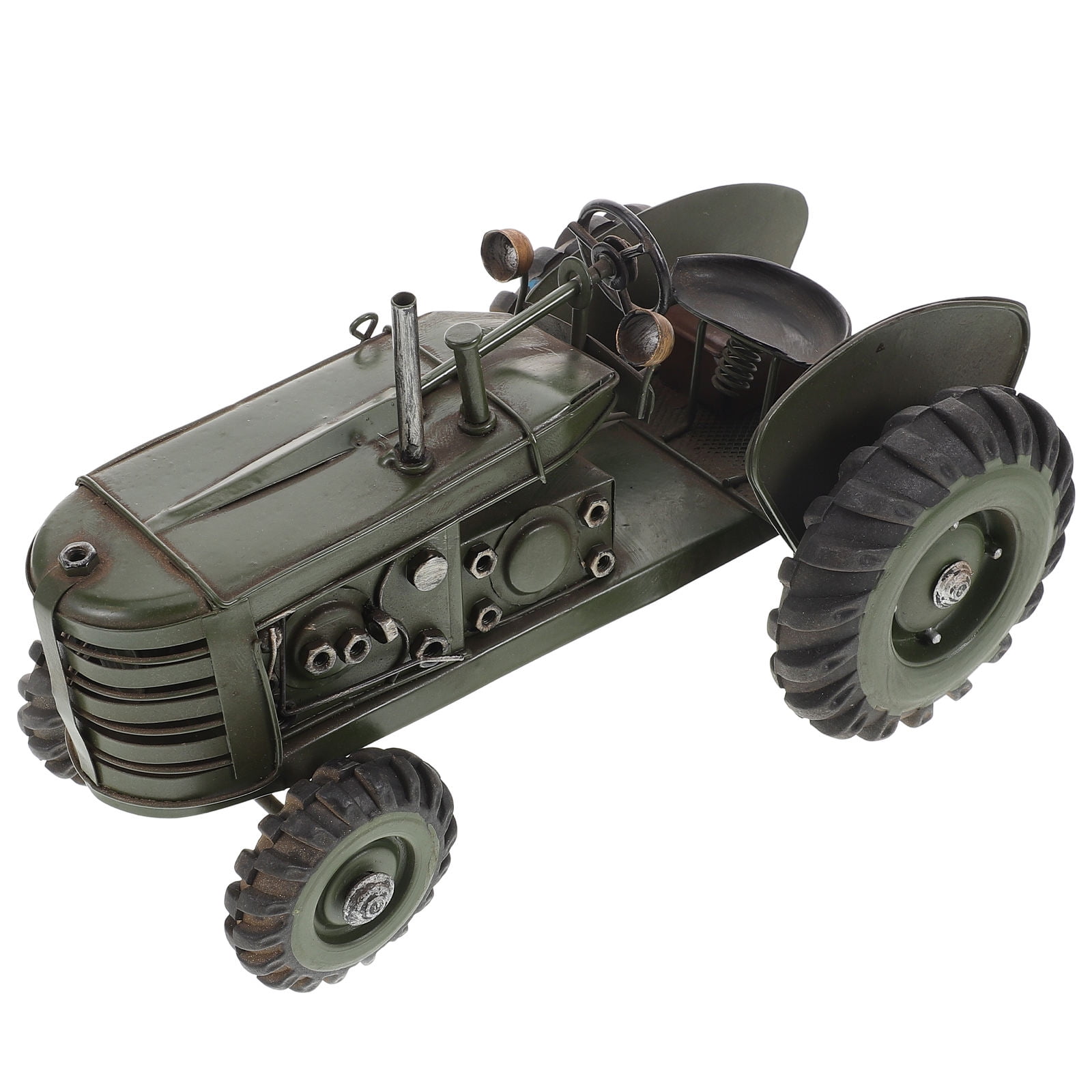 Raindrops Toy Metal Tractor Retro Style Classical Tractor Craft Tractor ...