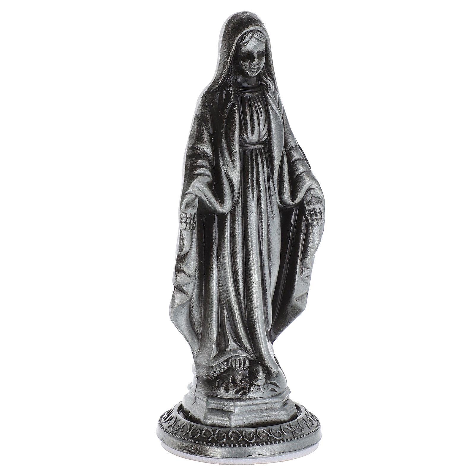 Raindrops Traditional Catholic Statues Mother 10.2X3.6CM Silver ...