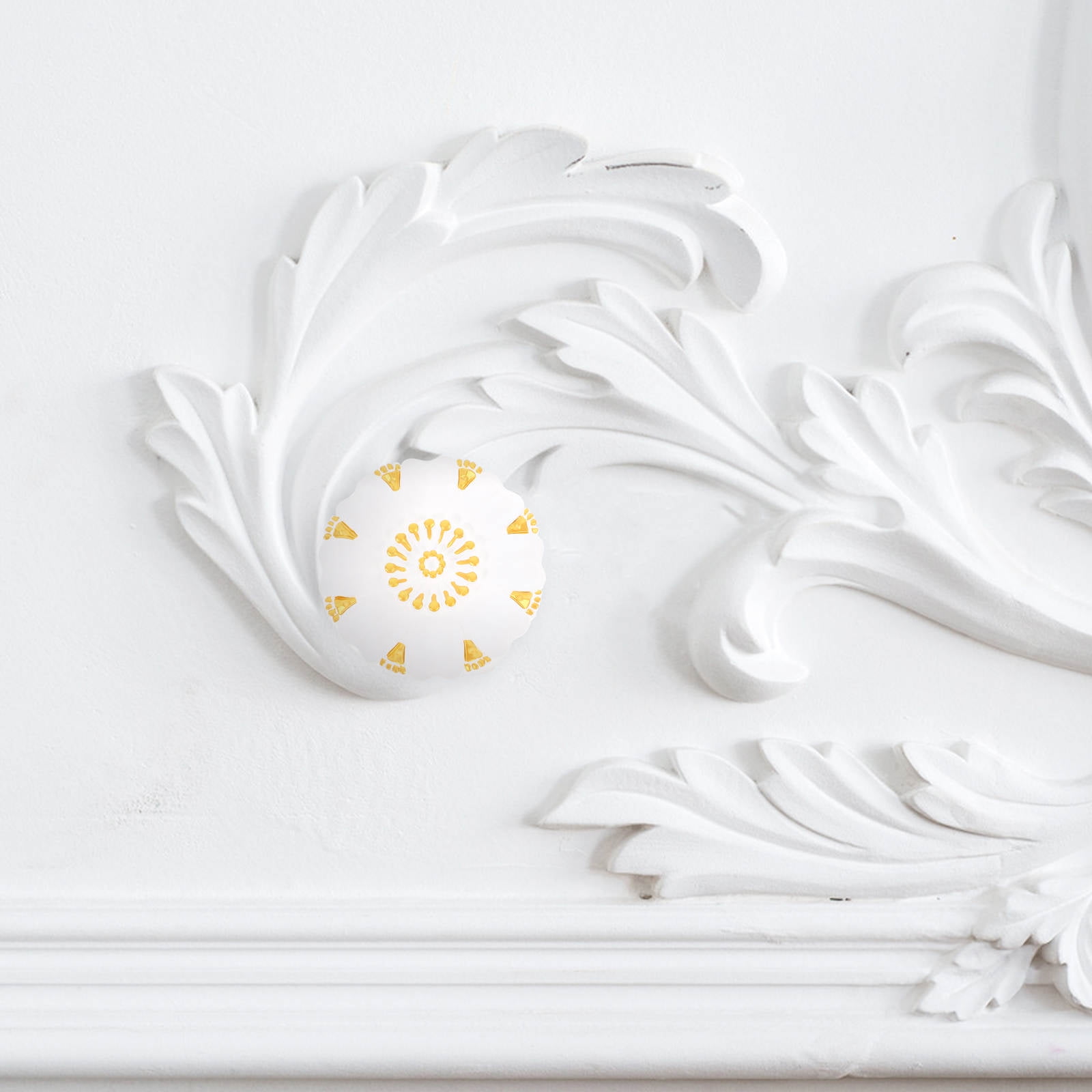 Raindrops Traditional Ceiling Medallion Plastic Ceiling Medallion Fan ...