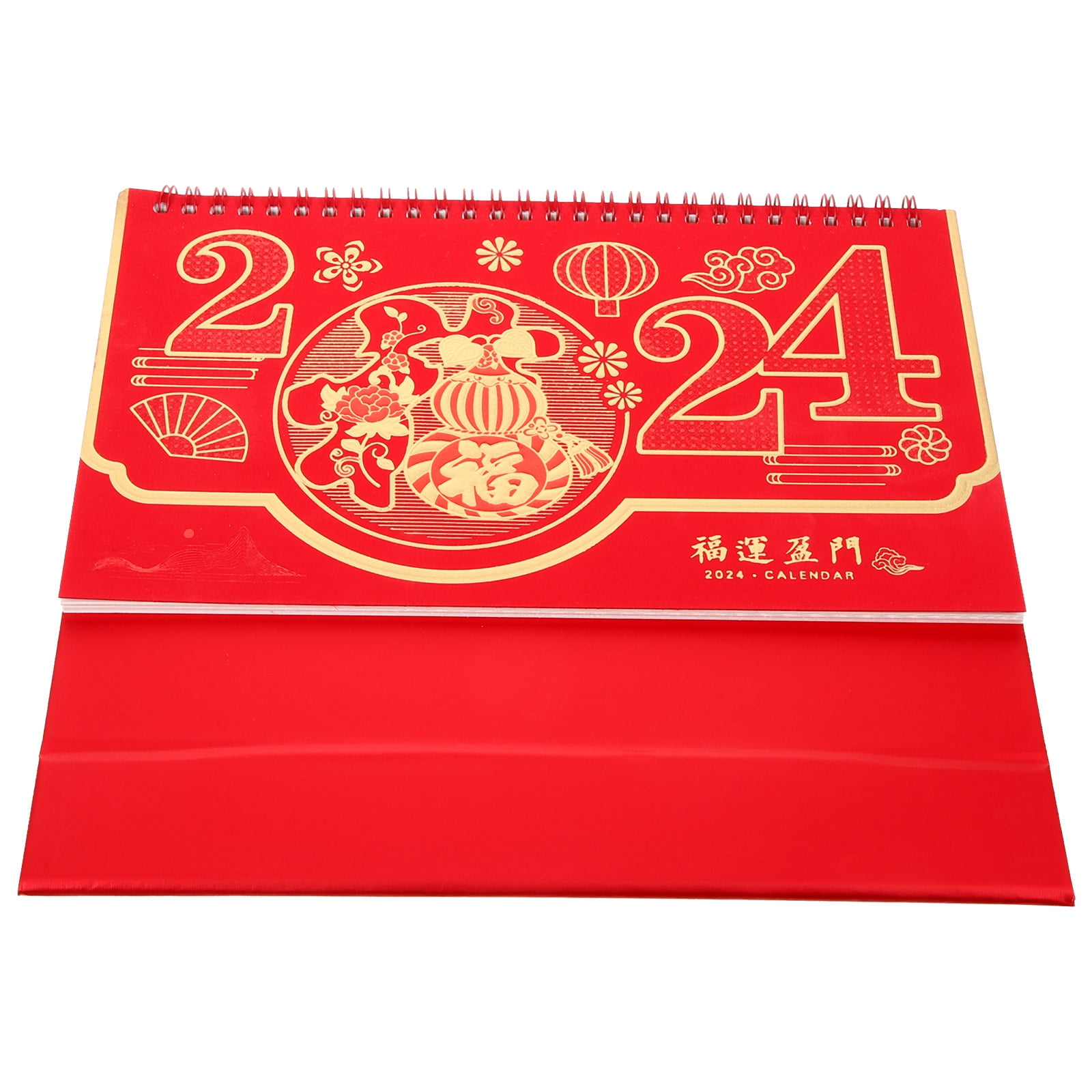 Raindrops Traditional Chinese Desk Calendar 2024 Office Tabletop ...