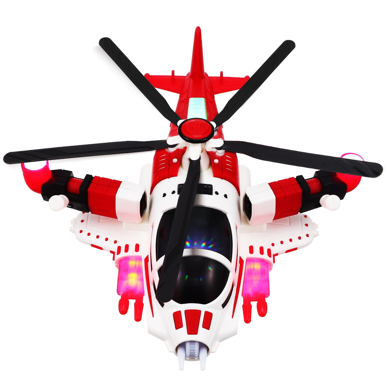 Raindrops Transforming Aircraft (1 Red) Outdoor Toys Transformable ...