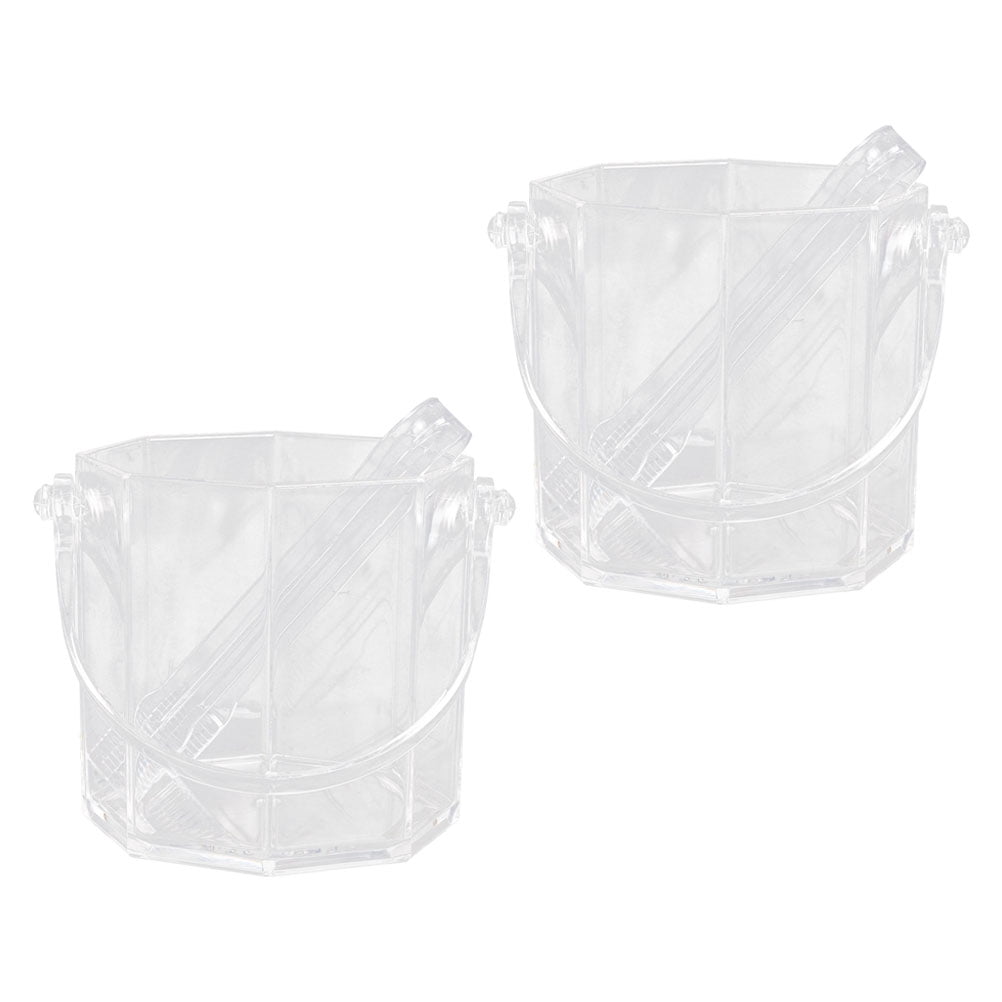 Raindrops Transparent Acrylic Ice Container for Wine and Beverages ...