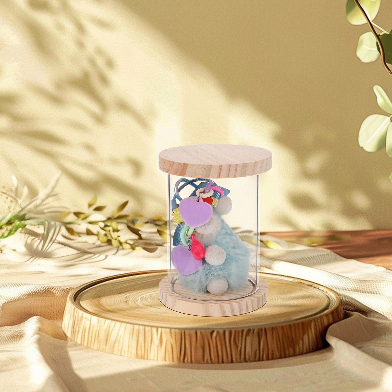 Raindrops Transparent Doll Display Box Clear Display Case For Mini ...