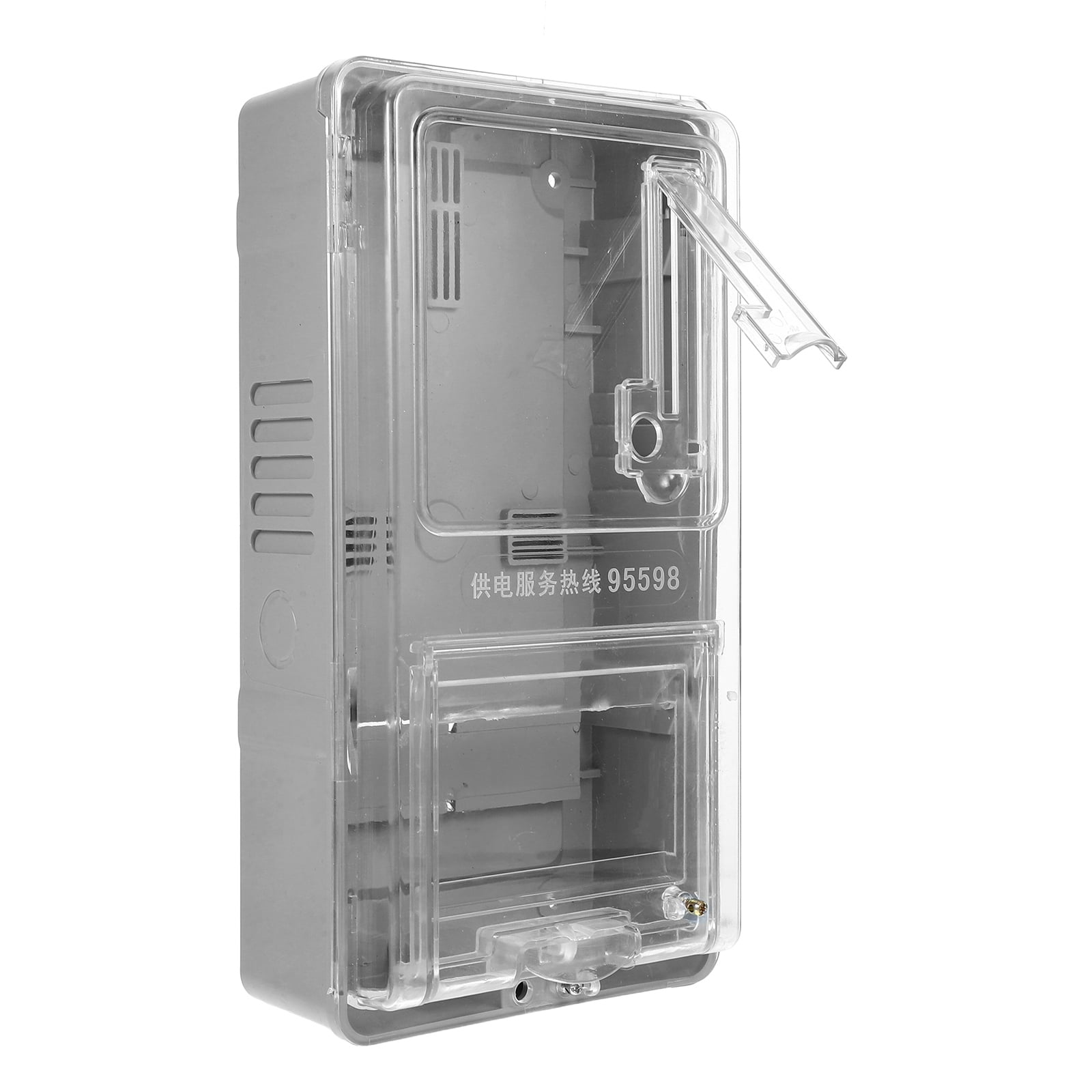 Raindrops Transparent Electric Meter Box Plastic Electricity Meter Case ...