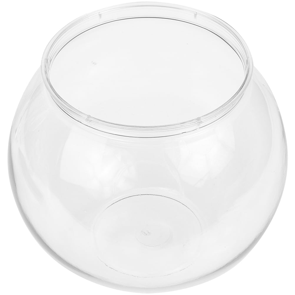 Raindrops Transparent Fish Bowl Plastic Round Aquarium Anti-falling ...