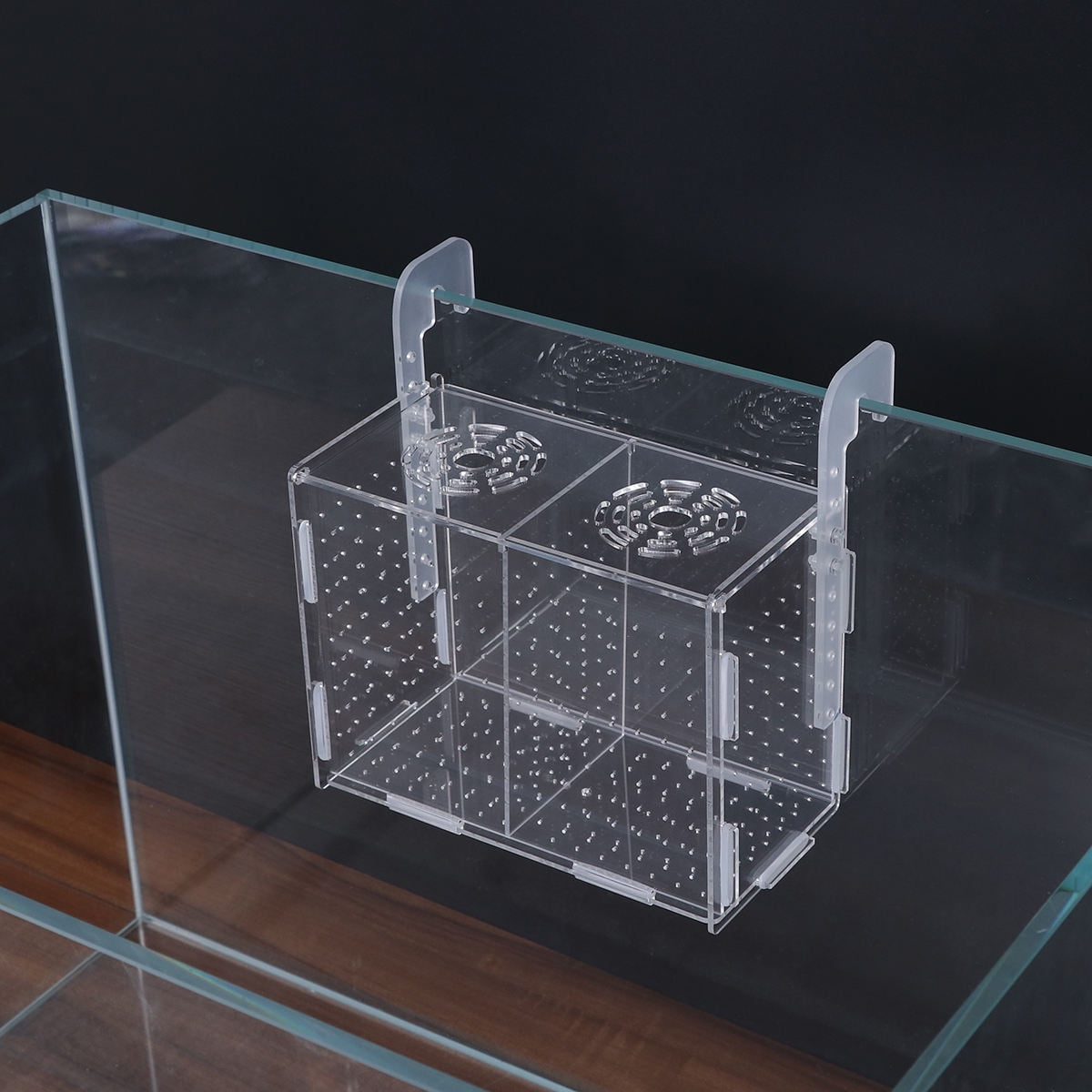 Raindrops Transparent Fish Tank Breeding Isolation Box Aquarium ...