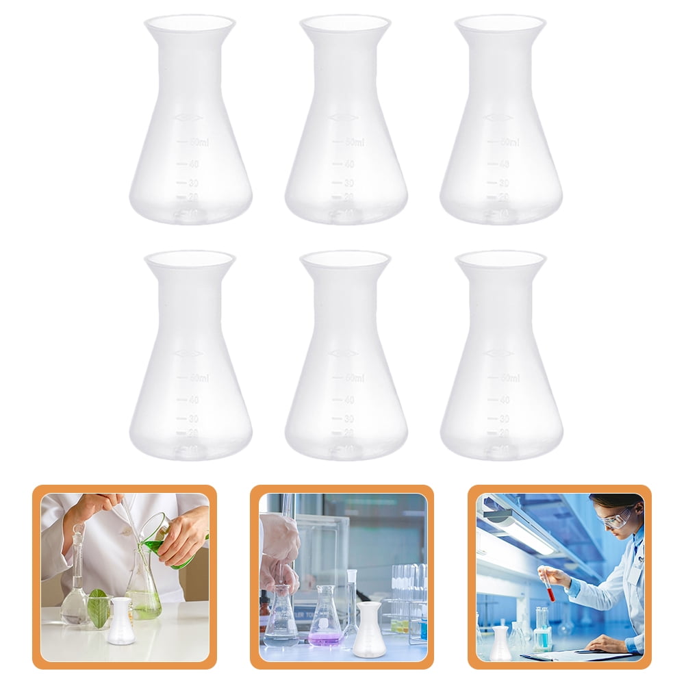 Raindrops Transparent Plastic Erlenmeyer Flask for Storage Professional ...