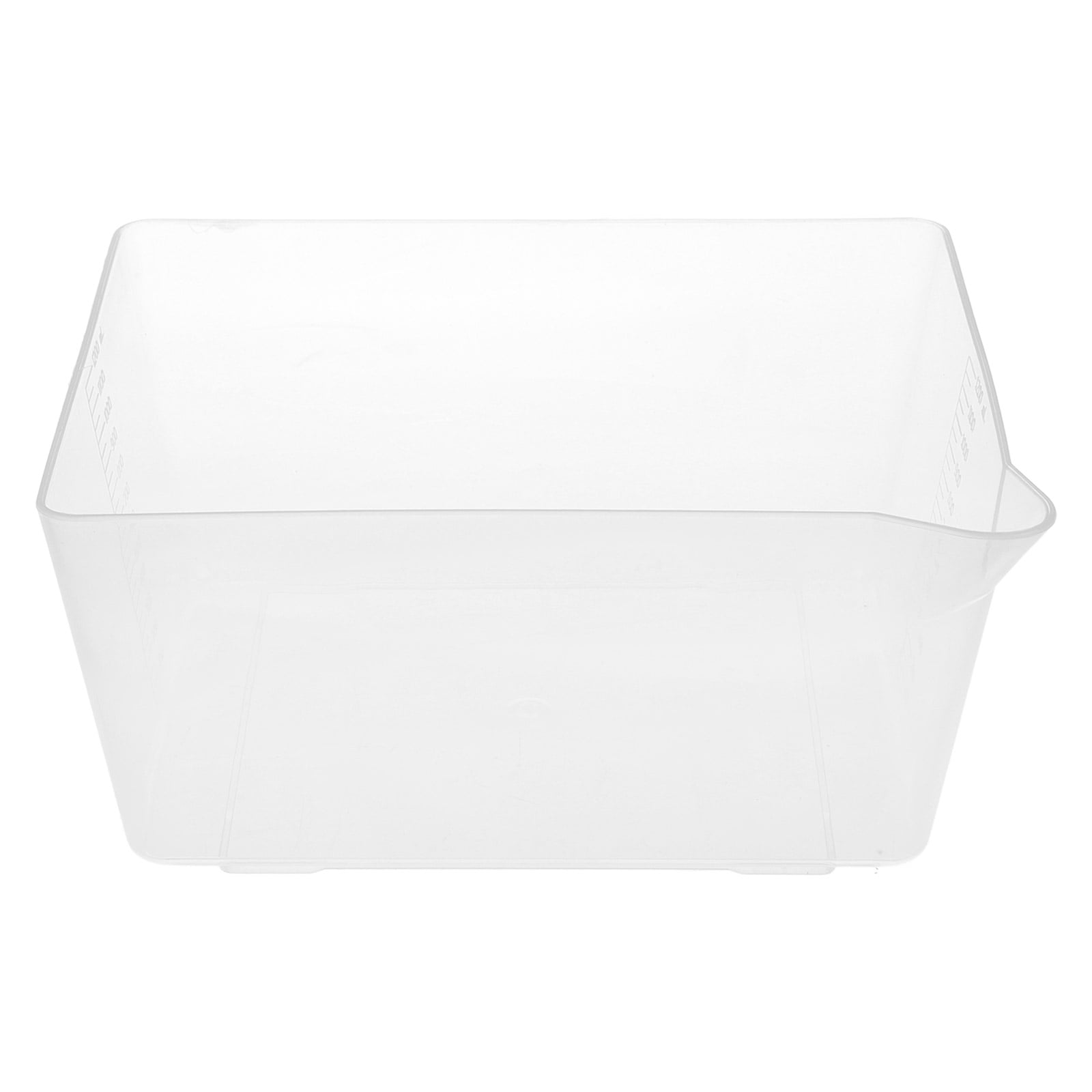 Raindrops Transparent Plastic Food Bowl with Scale for Daily Use ...