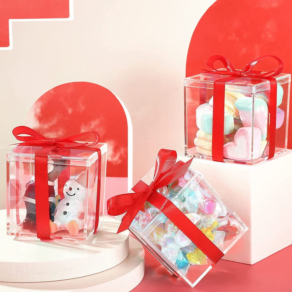 Raindrops Transparent Plastic Storage Boxes for Jewelry Candy and ...