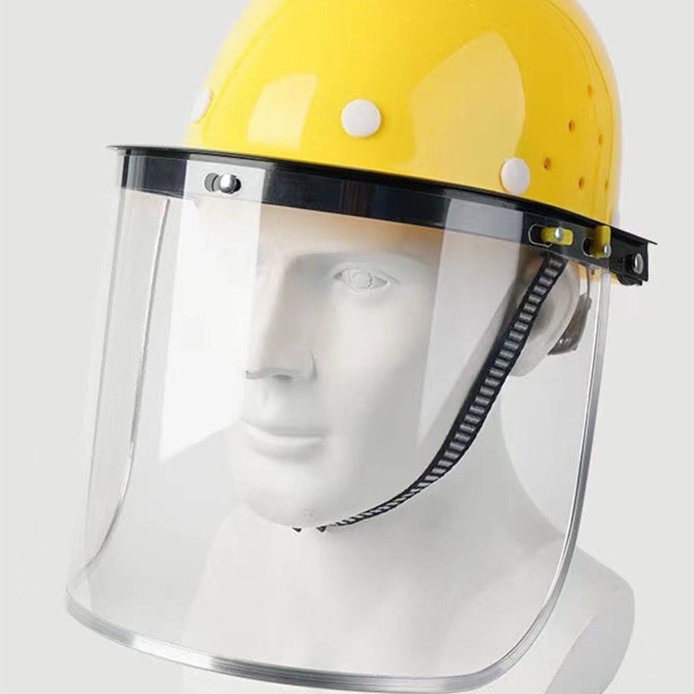 Raindrops Transparent Protective Facial Shield for Hard Hat Multi-use ...