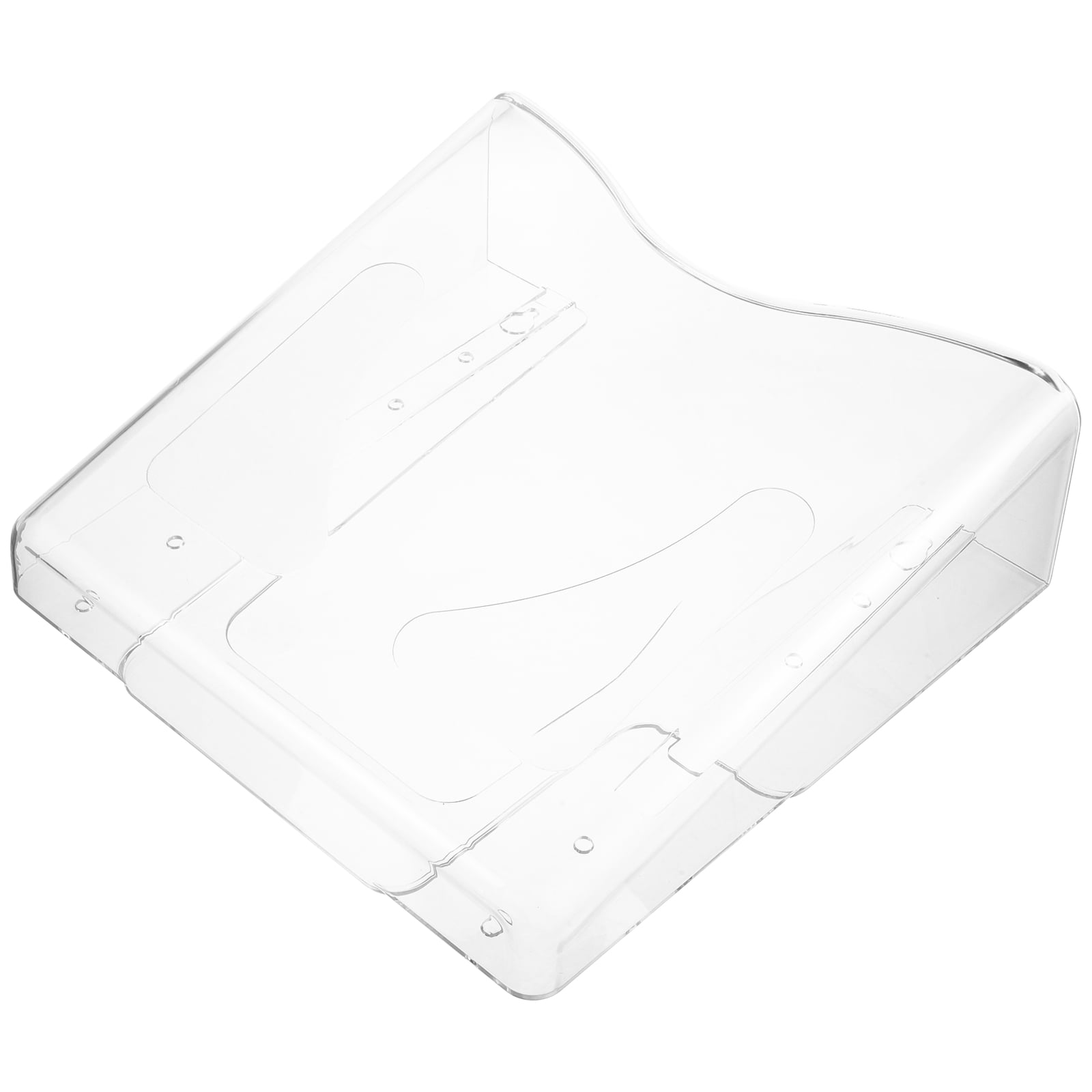 Raindrops Transparent Wall Mount Magazine Shelf Clear Acrylic Document ...