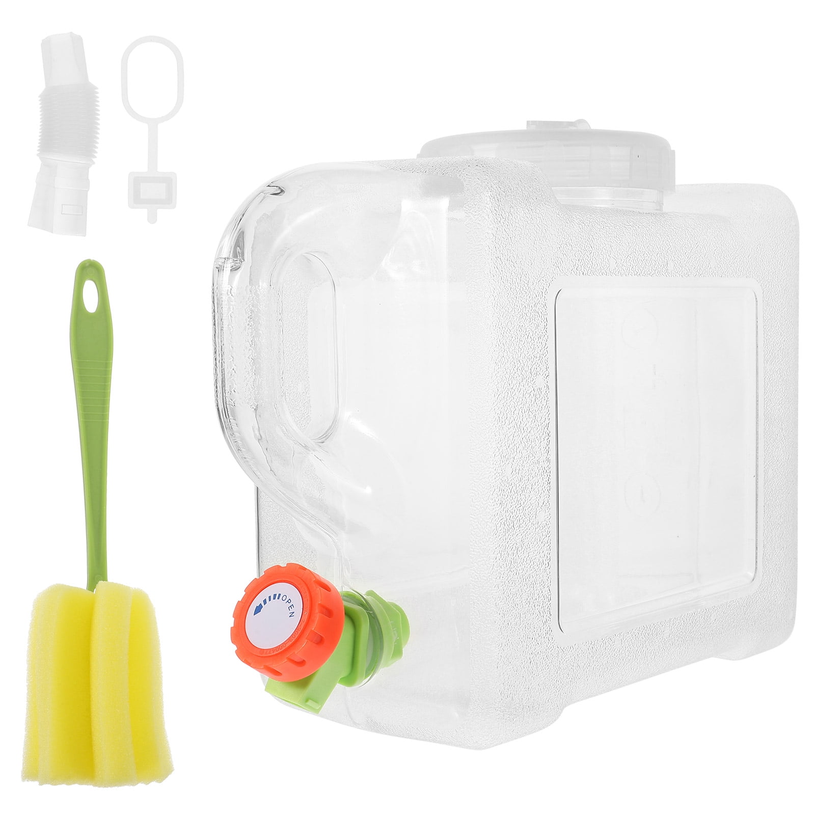 Raindrops Transparent Water Container for Outdoor Use Large 5L Capacity ...