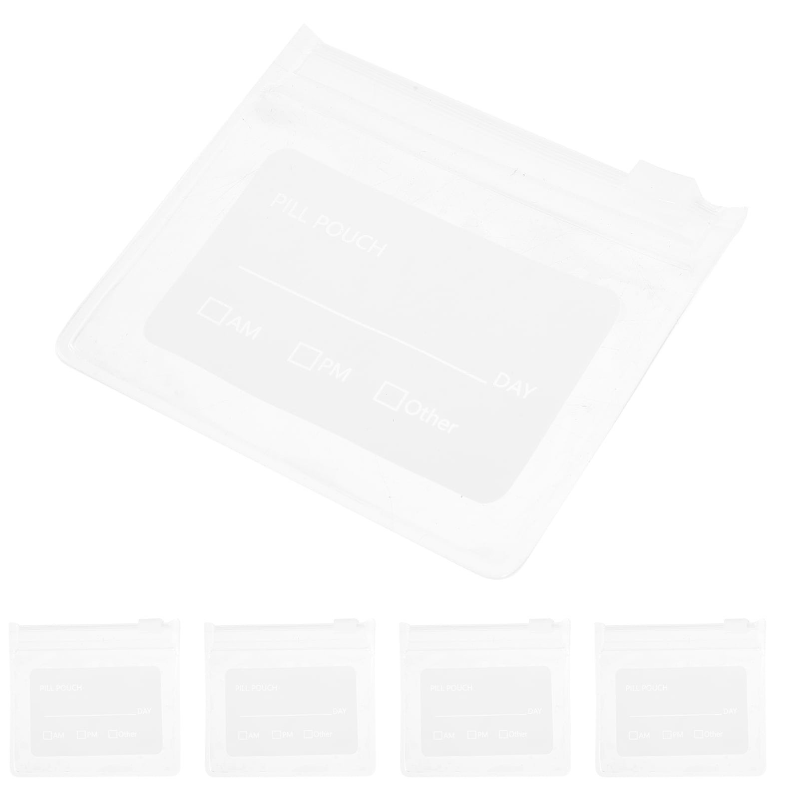 Raindrops Seal Sealing Pills Bag Pill Bags White EVA 10Pcs for Daily ...